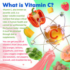 Natural Vitamin C gummies with zinc
