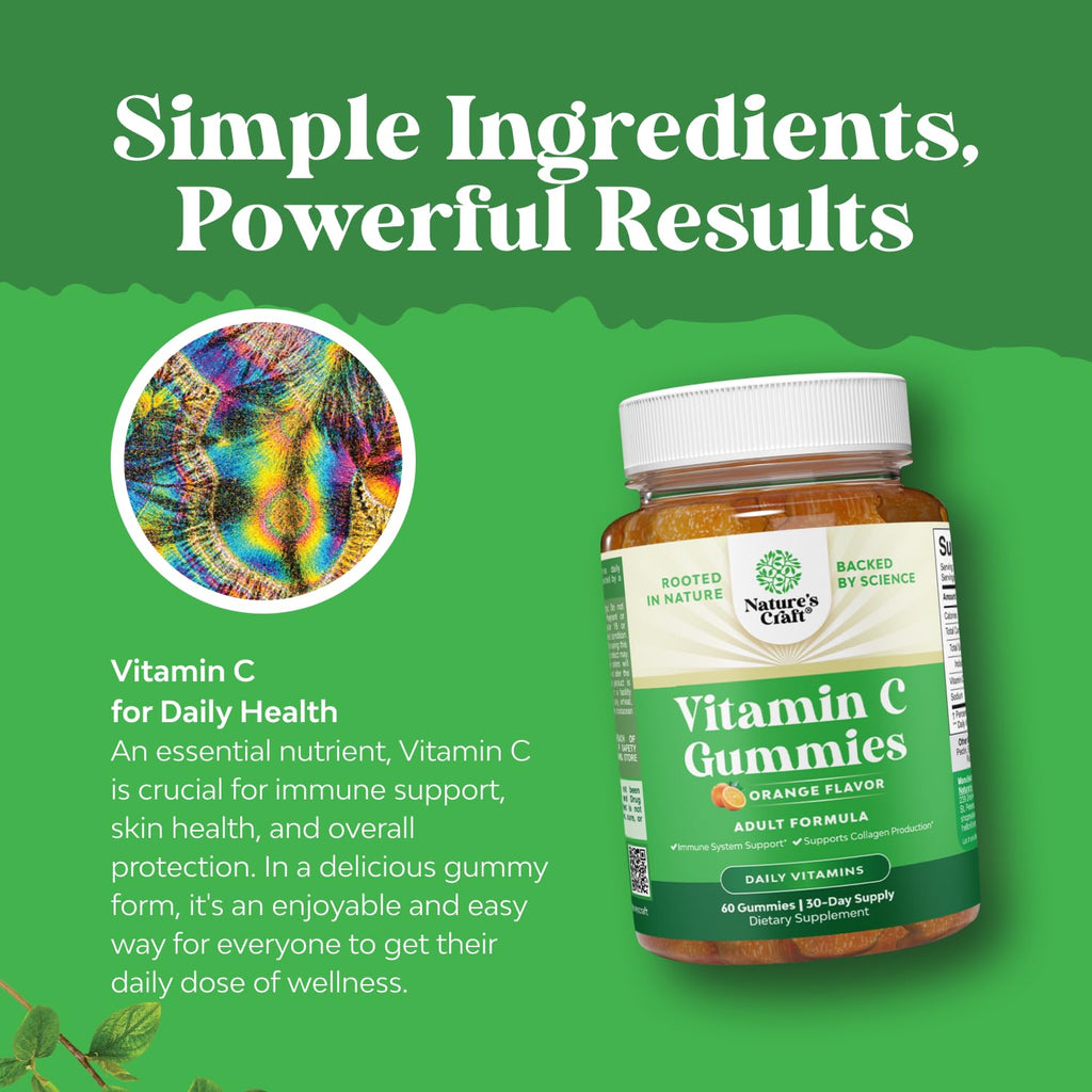 natural vitamin c gummy supplements