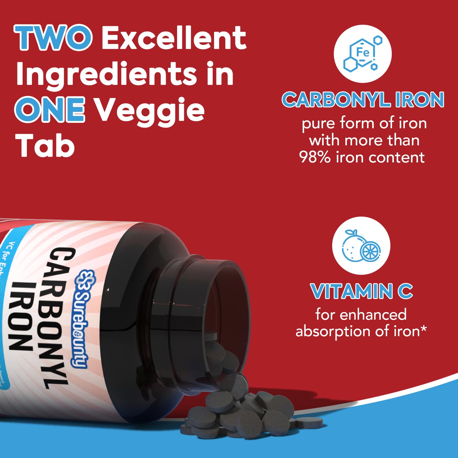 natural vitamin C iron tablets