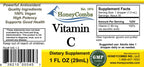 Natural vitamin C liquid supplement