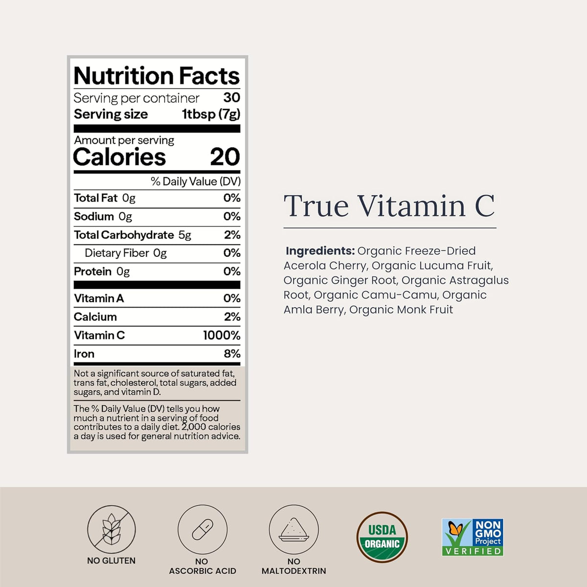 natural vitamin c powder benefits