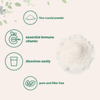 Natural vitamin c powder for skin health