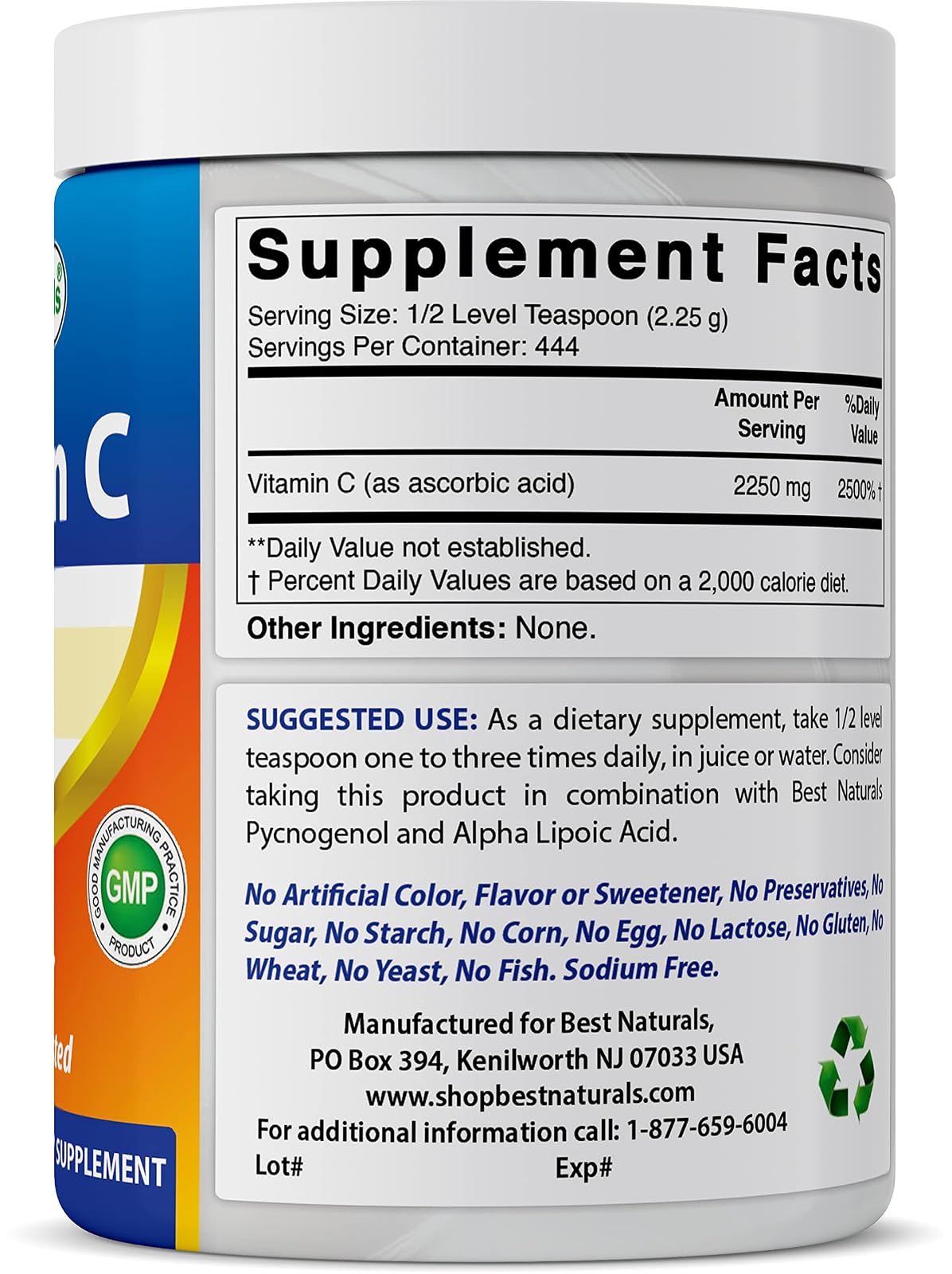 natural vitamin c powder for smoothies