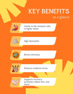 Natural Vitamin C powder supplement