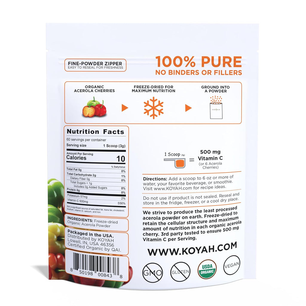 natural vitamin C source acerola