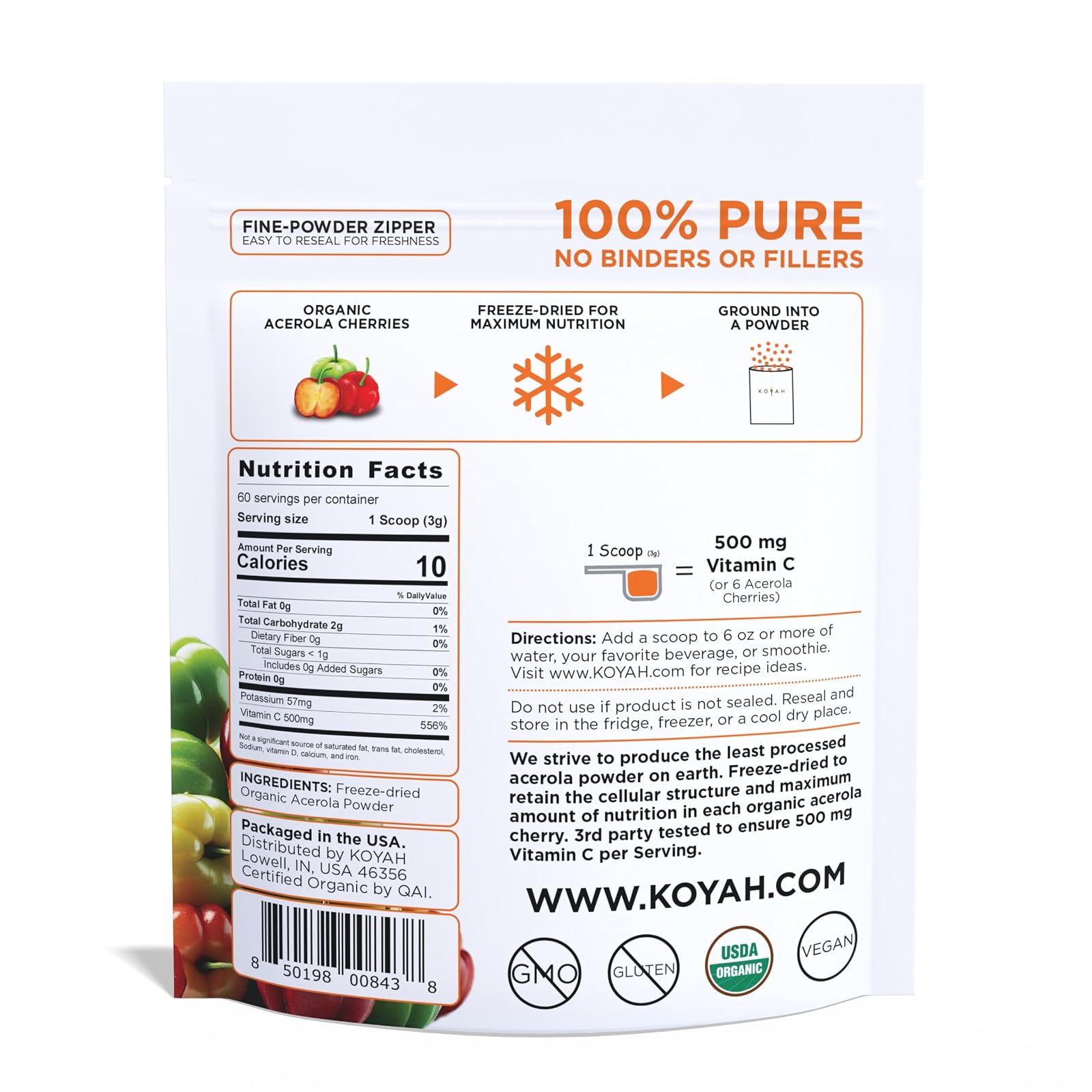 natural vitamin C source acerola