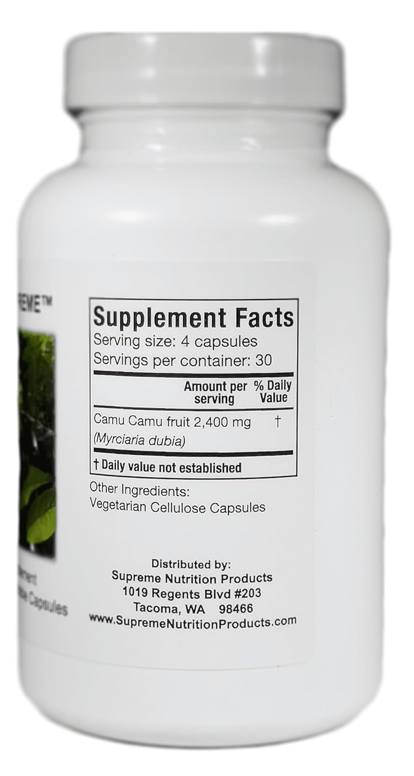 Natural vitamin C source capsules
