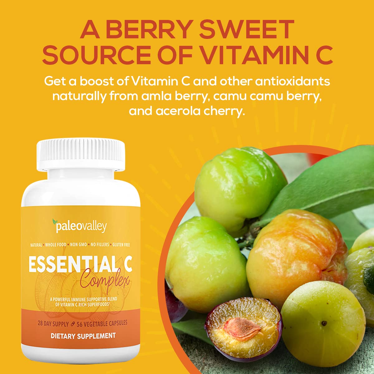 Natural vitamin C source for wellness