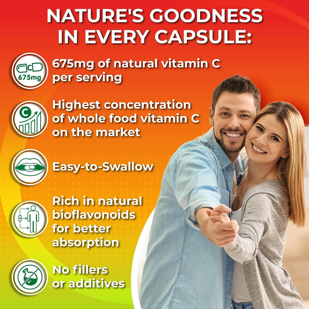 natural vitamin c supplement 60 count