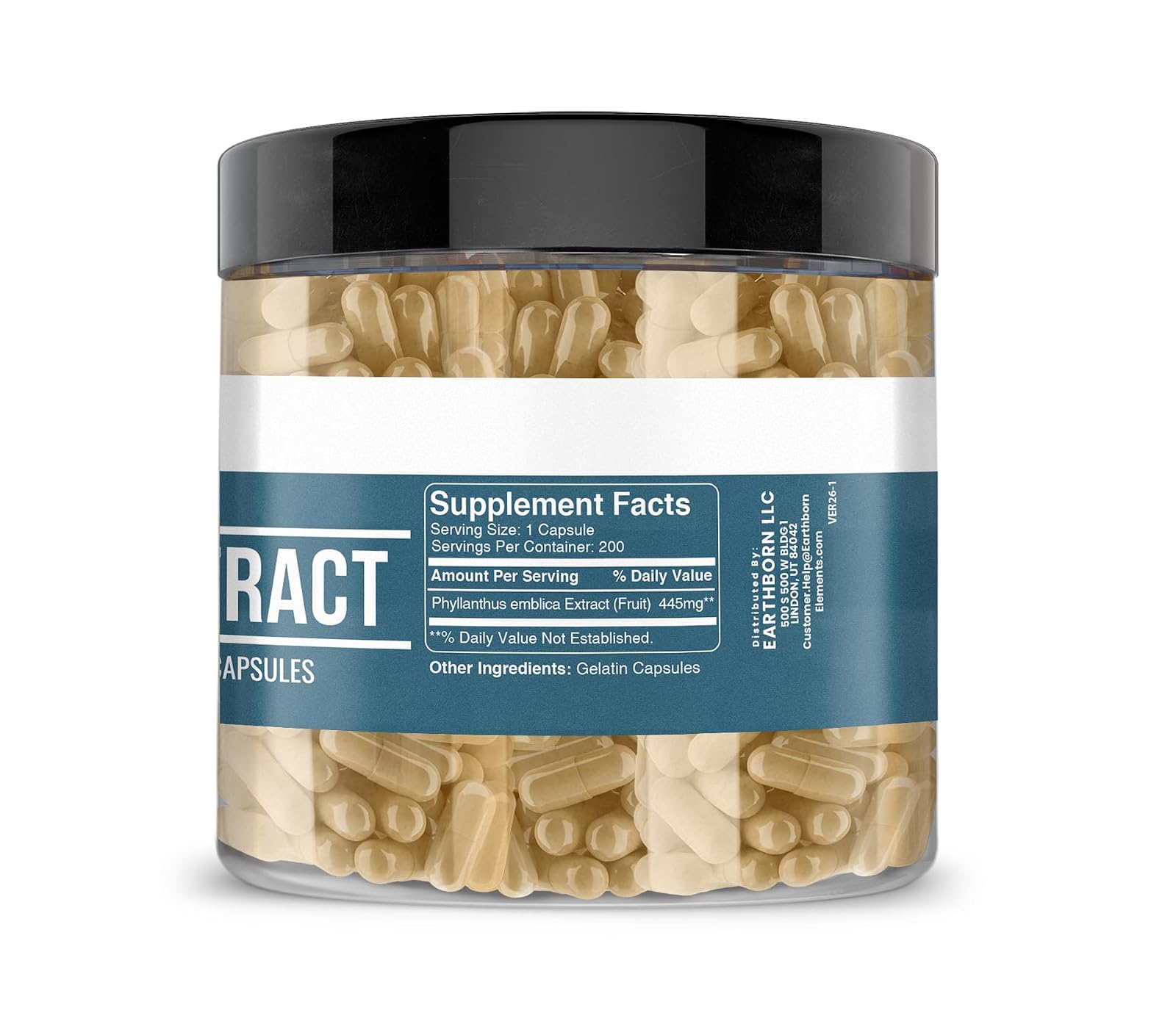 natural Vitamin C supplement capsules