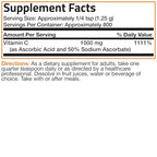Natural vitamin C supplement for energy