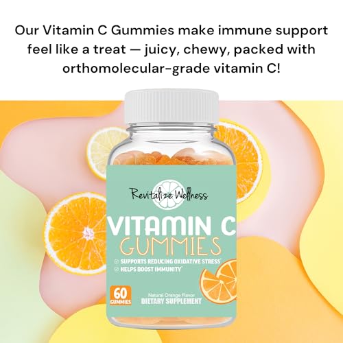 Natural vitamin C supplement gummies
