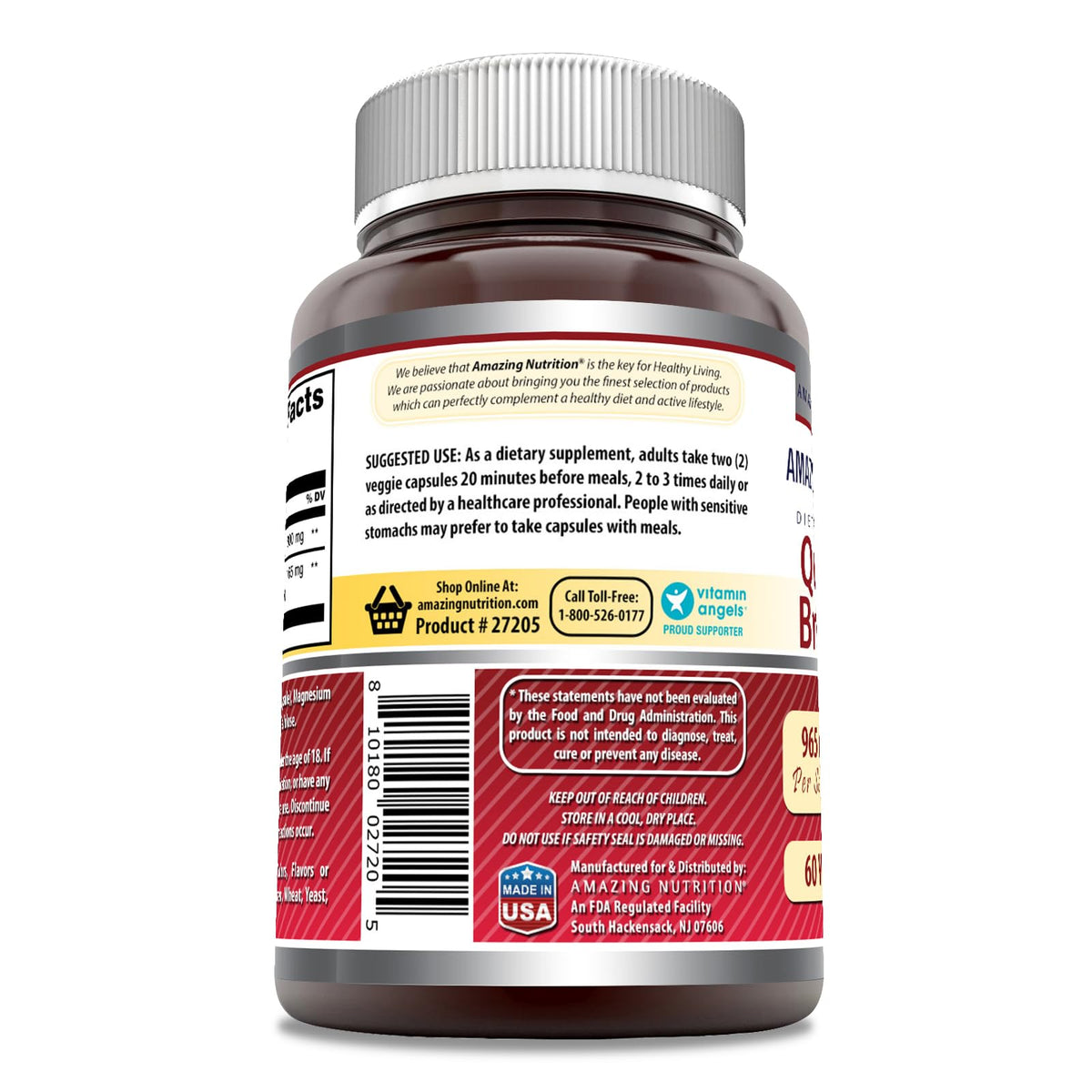 Natural vitamin C support capsules
