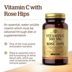 Natural vitamin C with added rose hips