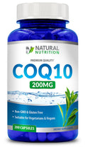 Natural Vitamin CoQ10 200 mg capsules