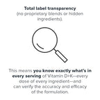 natural vitamin D and K blend