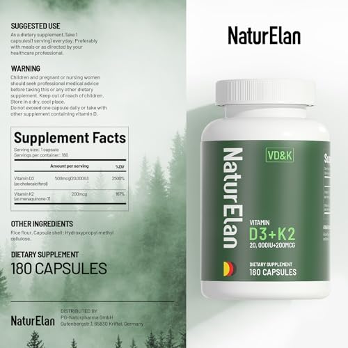 natural vitamin D3 5000 IU supplement