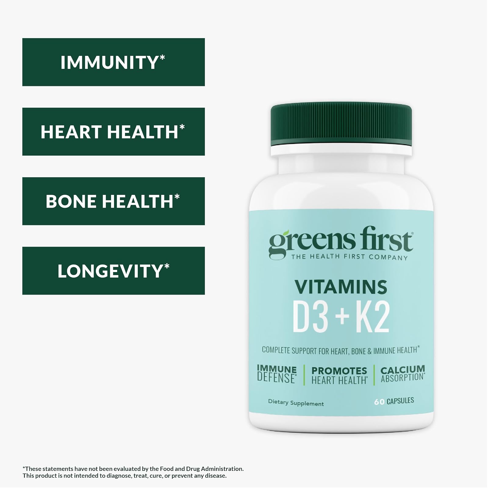natural vitamin D3 and K2 supplement
