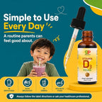 Natural vitamin D3 drops for energy boost
