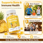 Natural Vitamin D3 gummies for energy
