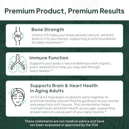 natural vitamin D3 K2 benefits