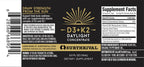 natural vitamin D3 K2 blend