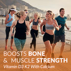 Natural vitamin D3 K2 for energy boost