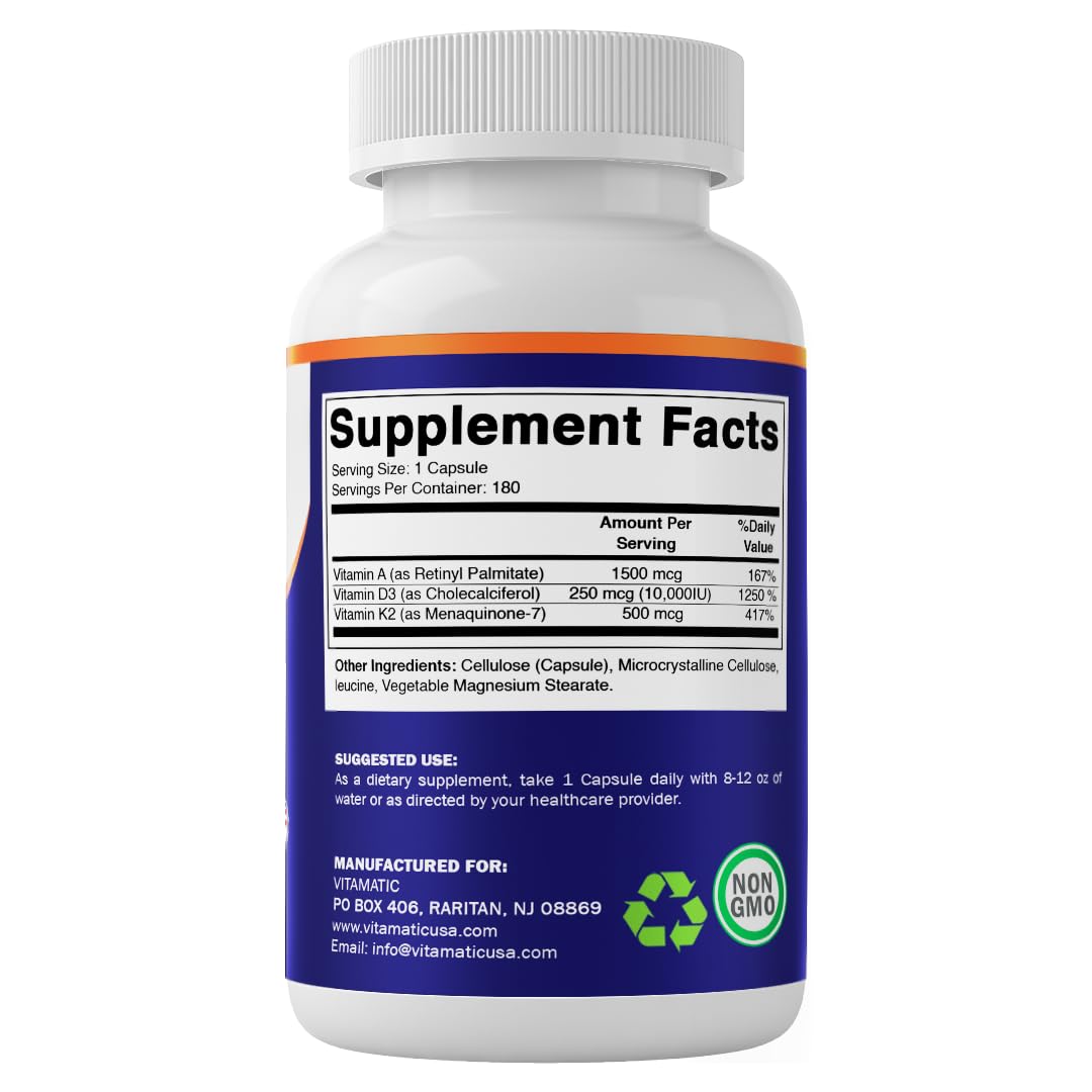 natural vitamin D3 K2 for energy boost