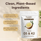 natural Vitamin D3 K2 for energy