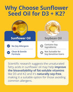 Natural Vitamin D3 K2 for energy