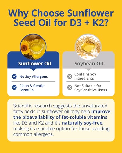 Natural Vitamin D3 K2 for energy