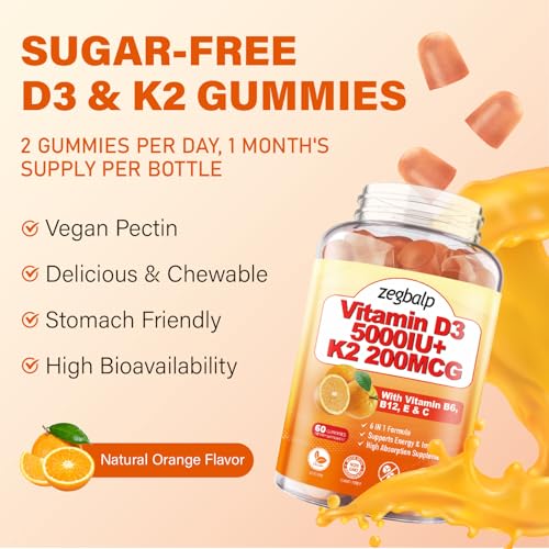 Natural vitamin D3 K2 for overall health