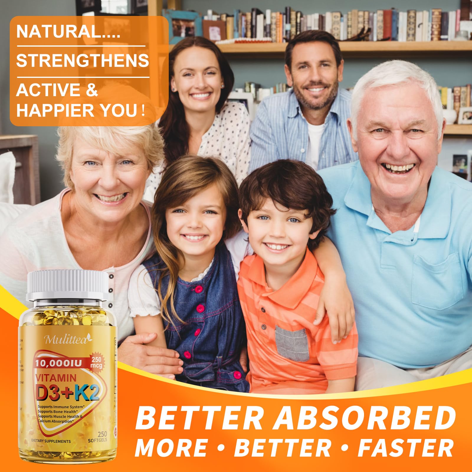 natural vitamin D3 K2 for wellness