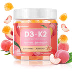 Natural vitamin D3 K2 gummy vitamins