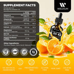 Natural vitamin D3 K2 liquid formula