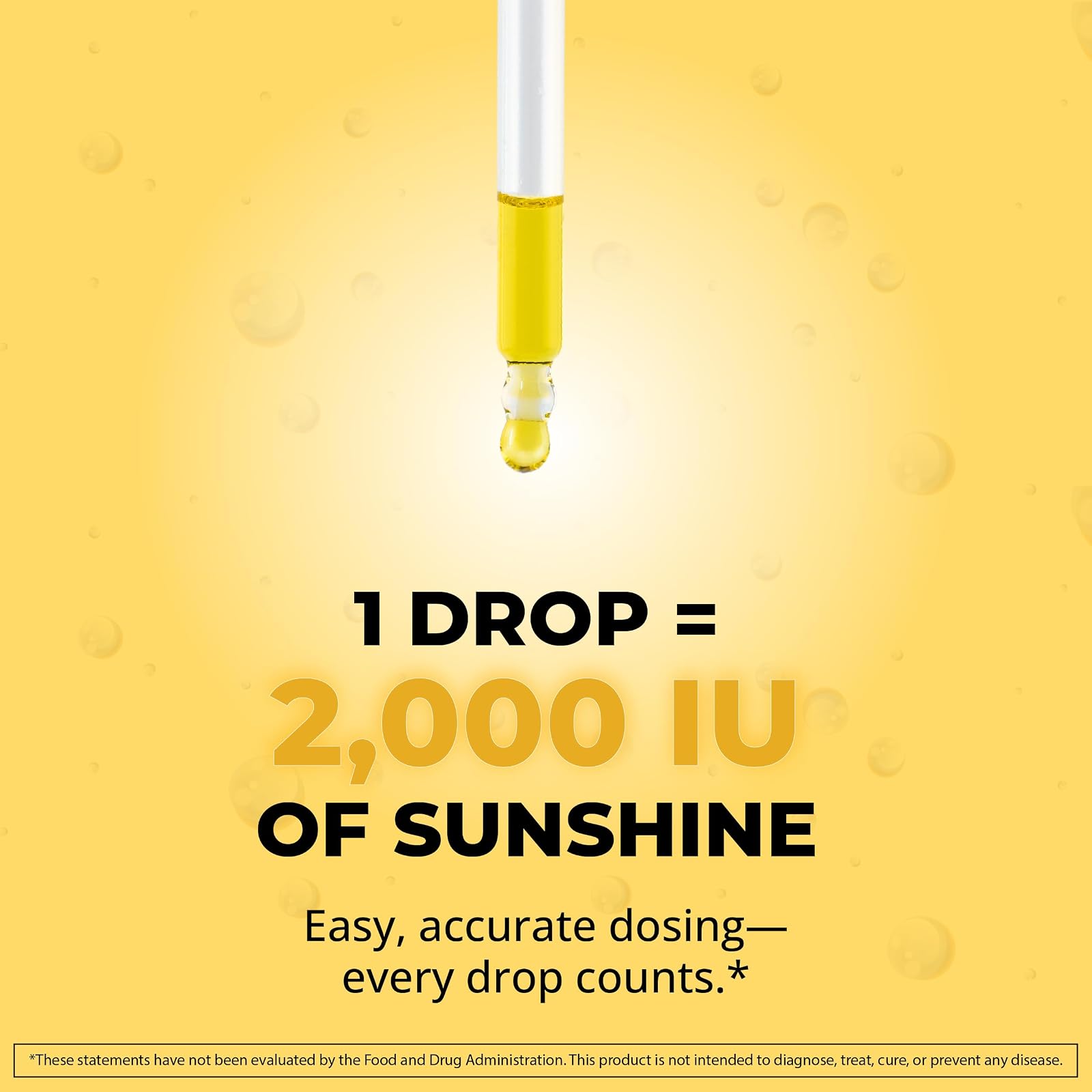 Natural vitamin D3 K2 supplement drops