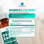 natural vitamin D3 K2 supplement drops