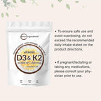 natural vitamin D3 K2 supplement