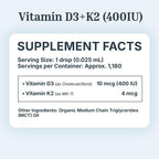 Natural vitamin drops for bone health