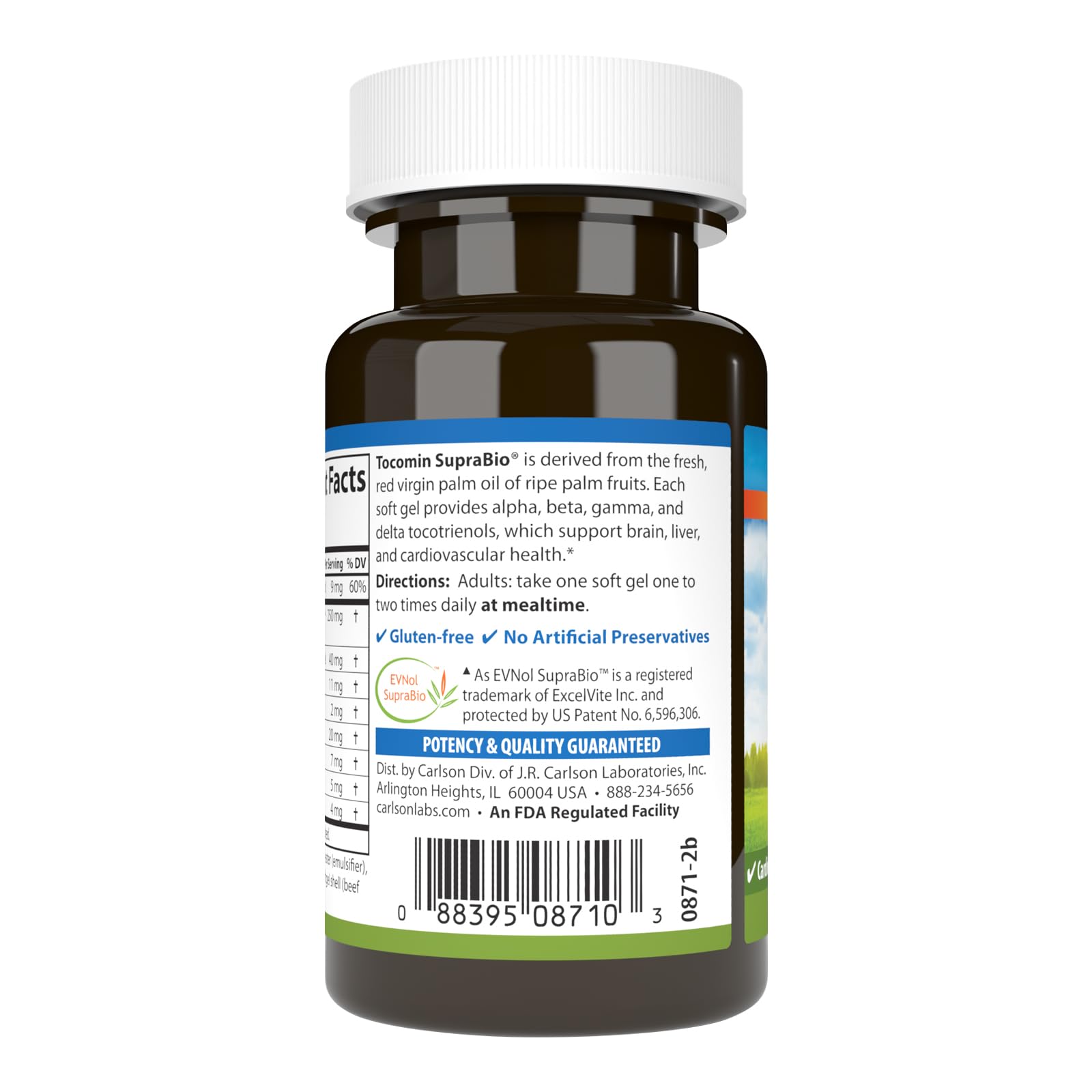 Natural vitamin e antioxidant properties