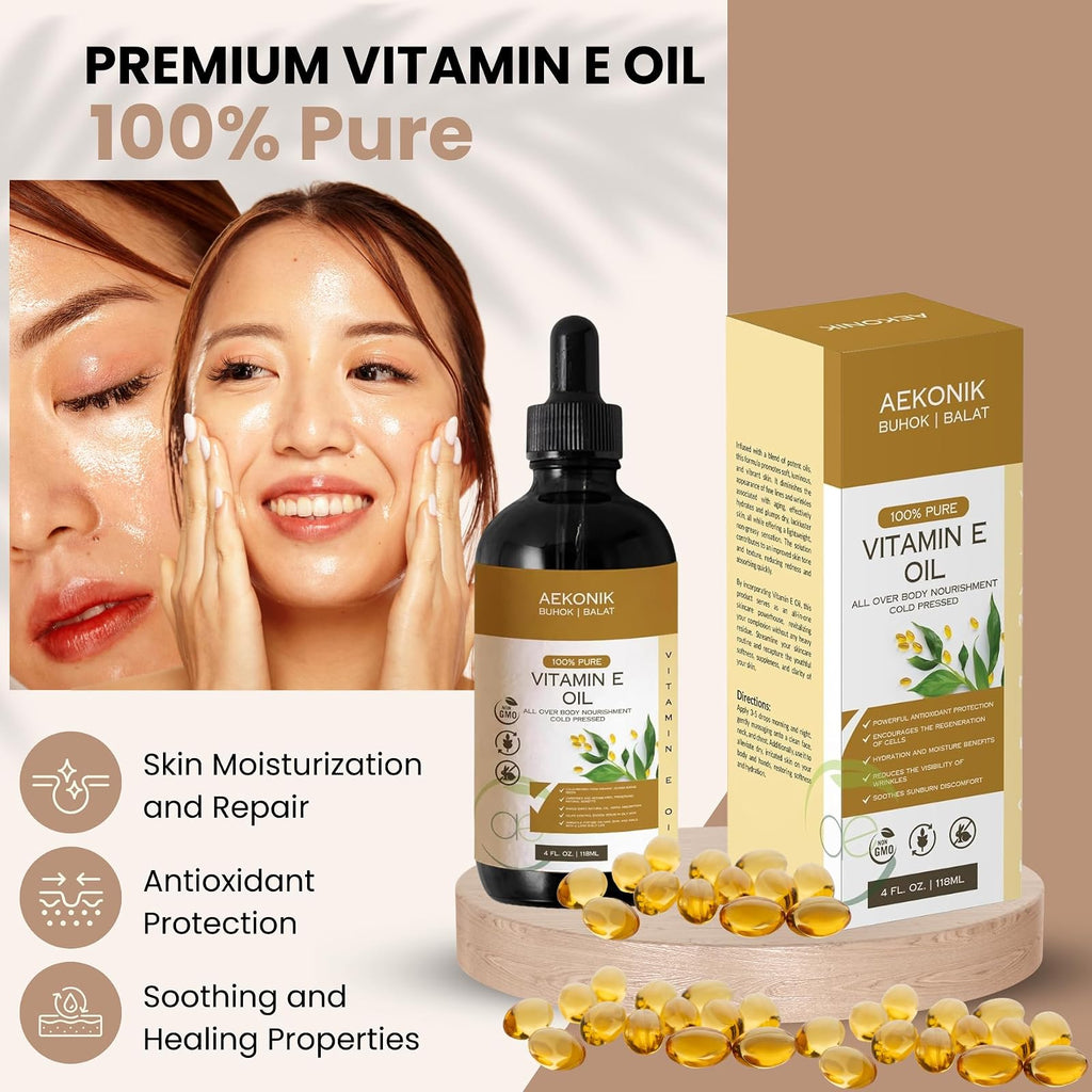 Natural vitamin E for body care