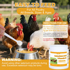 Natural vitamin E for chicken feed