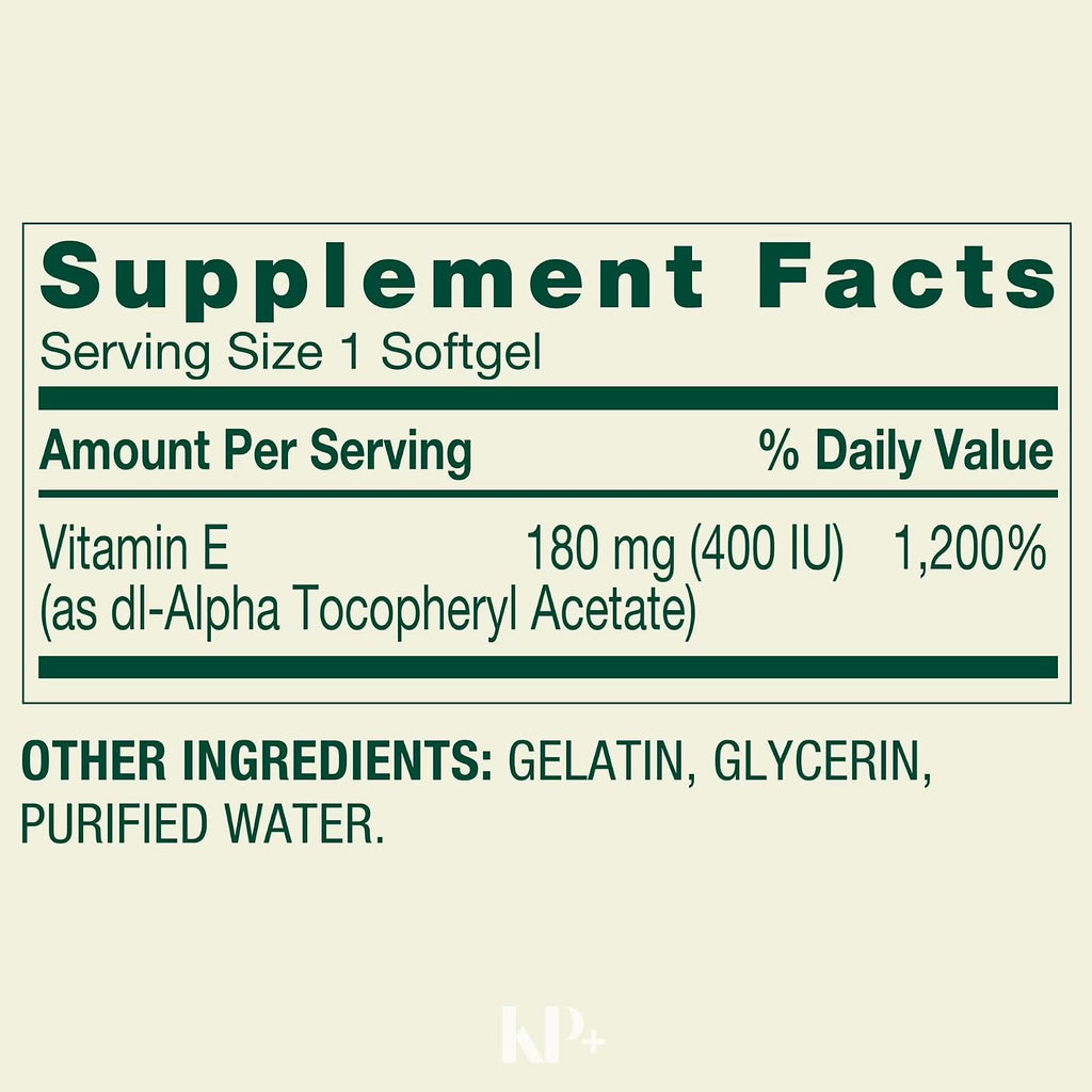 Natural Vitamin E for healthy aging