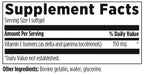 Natural vitamin e for heart health