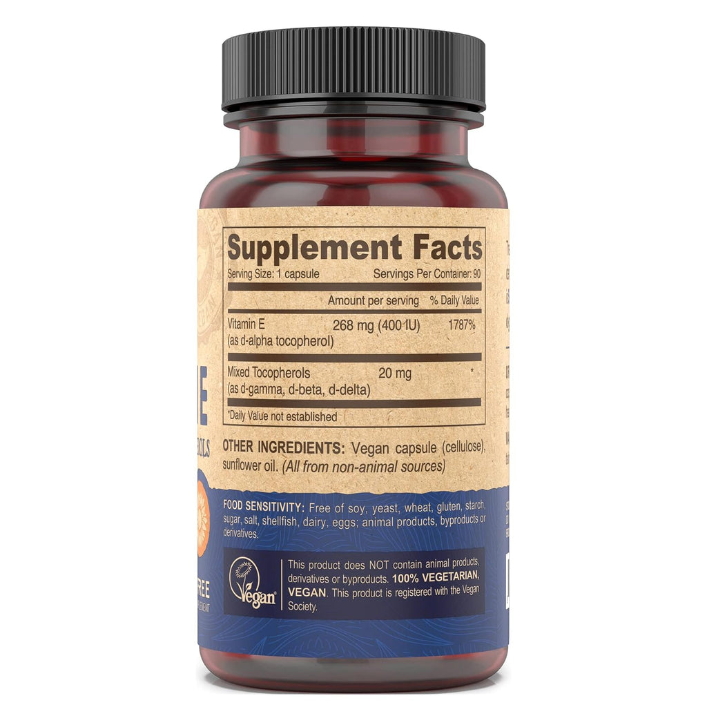 natural vitamin E for skin health