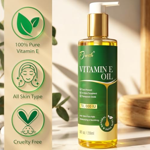 Natural vitamin E oil for rejuvenation