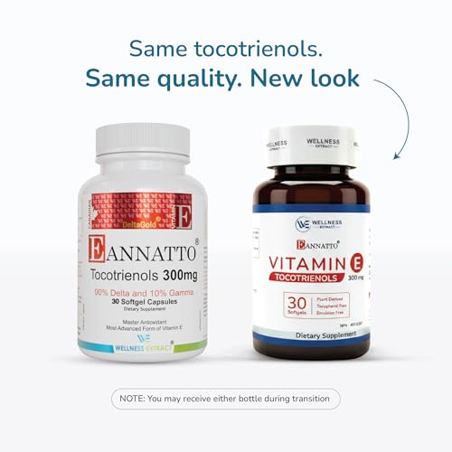 Natural vitamin E softgels for wellness