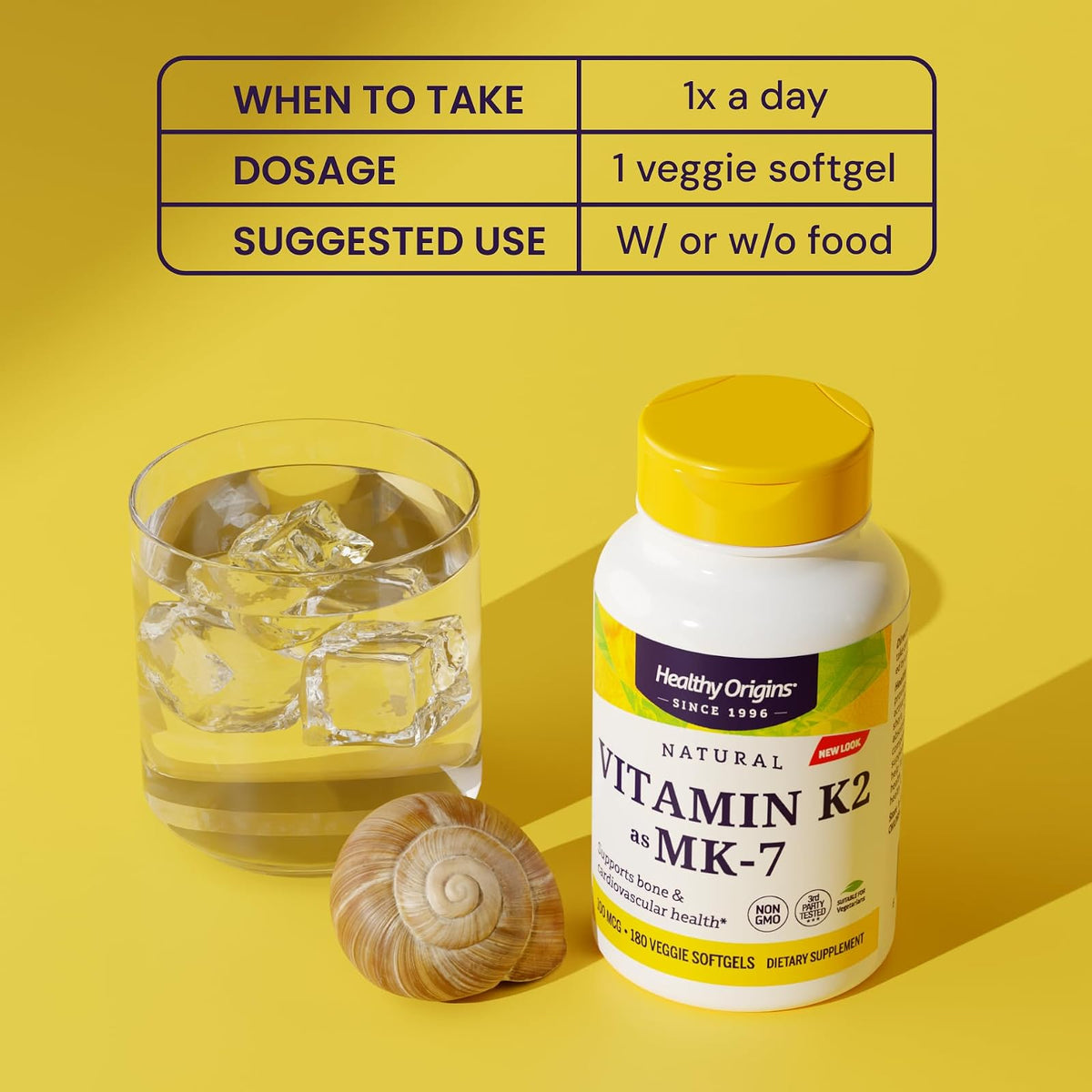 Natural vitamin K veggie gels