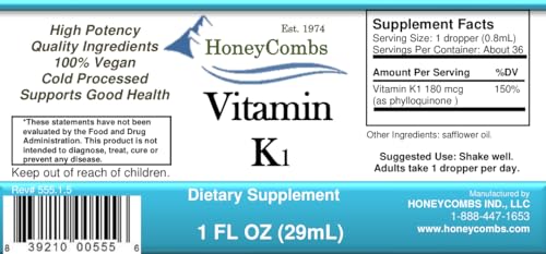 natural vitamin k1 supplement for bones