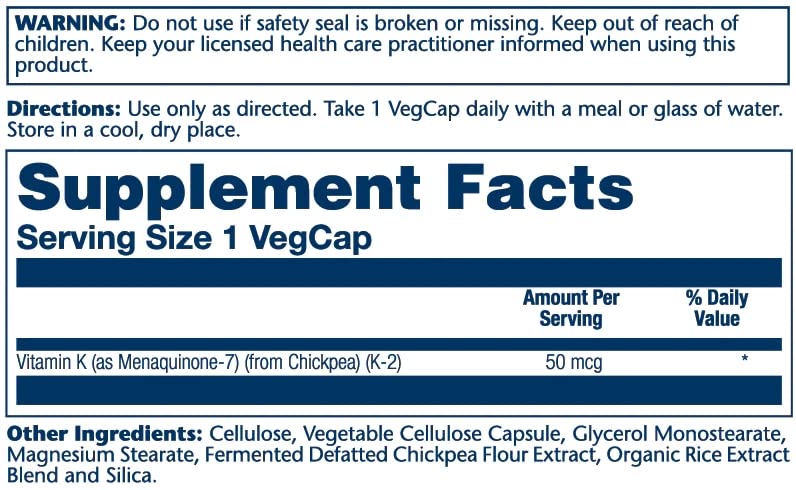 natural vitamin K2 for bone support